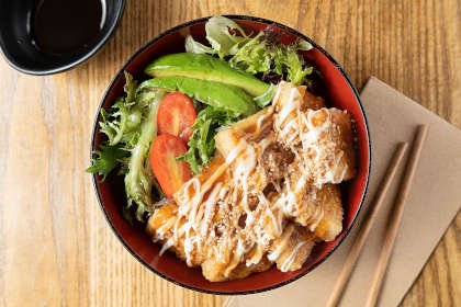 Tempura Tofu Don - Izakaya Midori